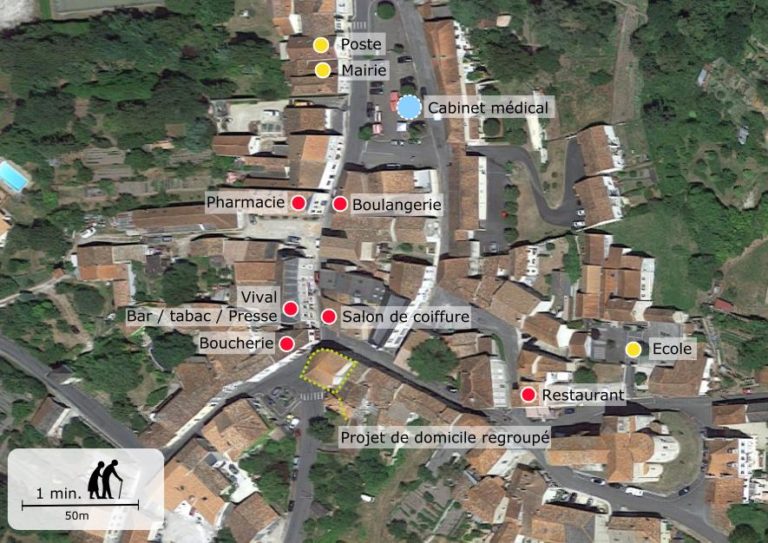 vue aérienne Brossac - Soliha Charente