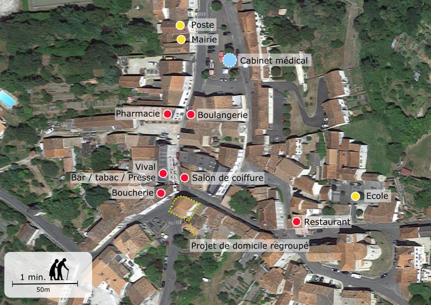 vue aérienne Brossac - Soliha Charente